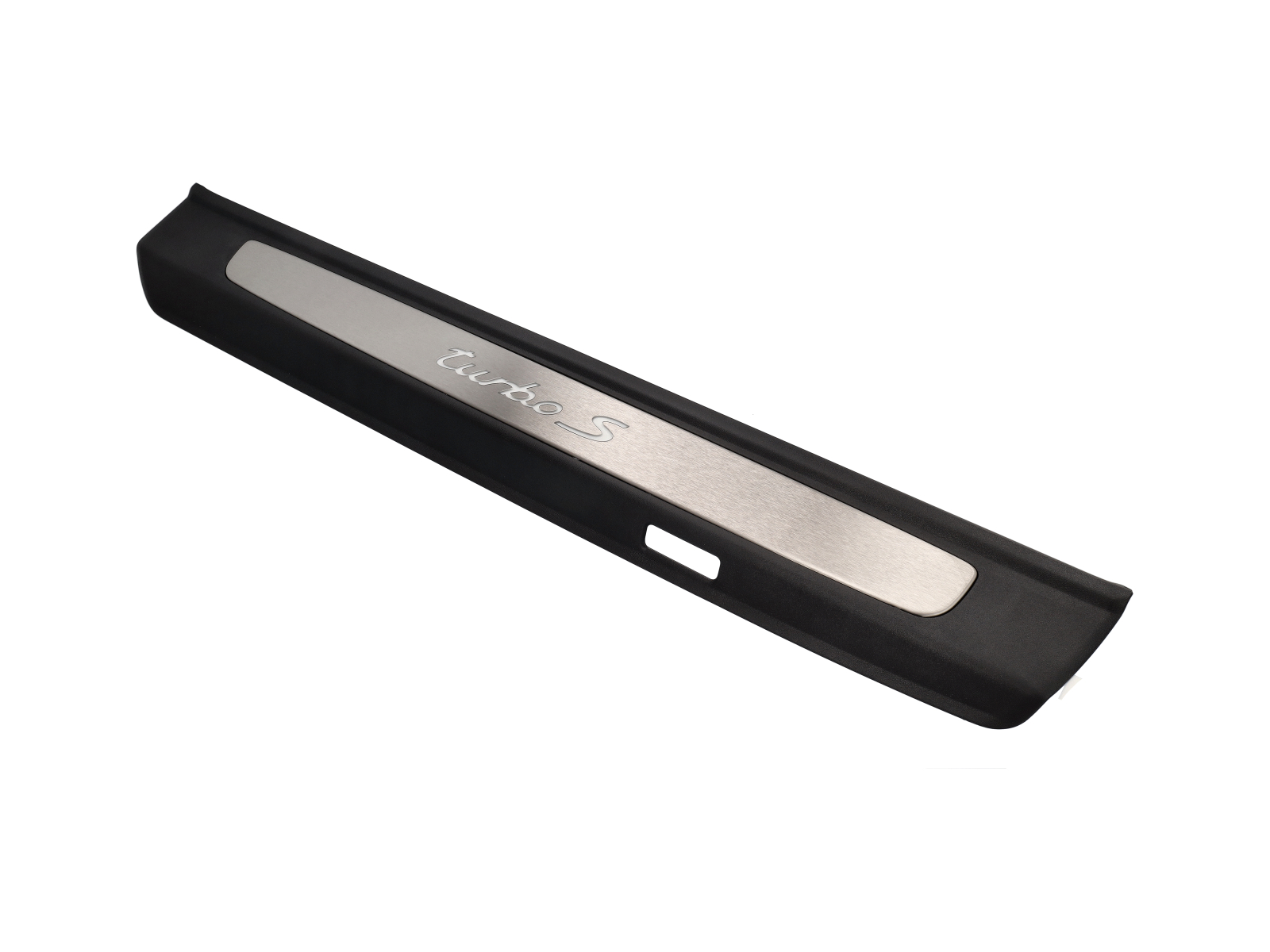 Side sill trim stainless steel, illuminated. Porsche 991 turbo S ...