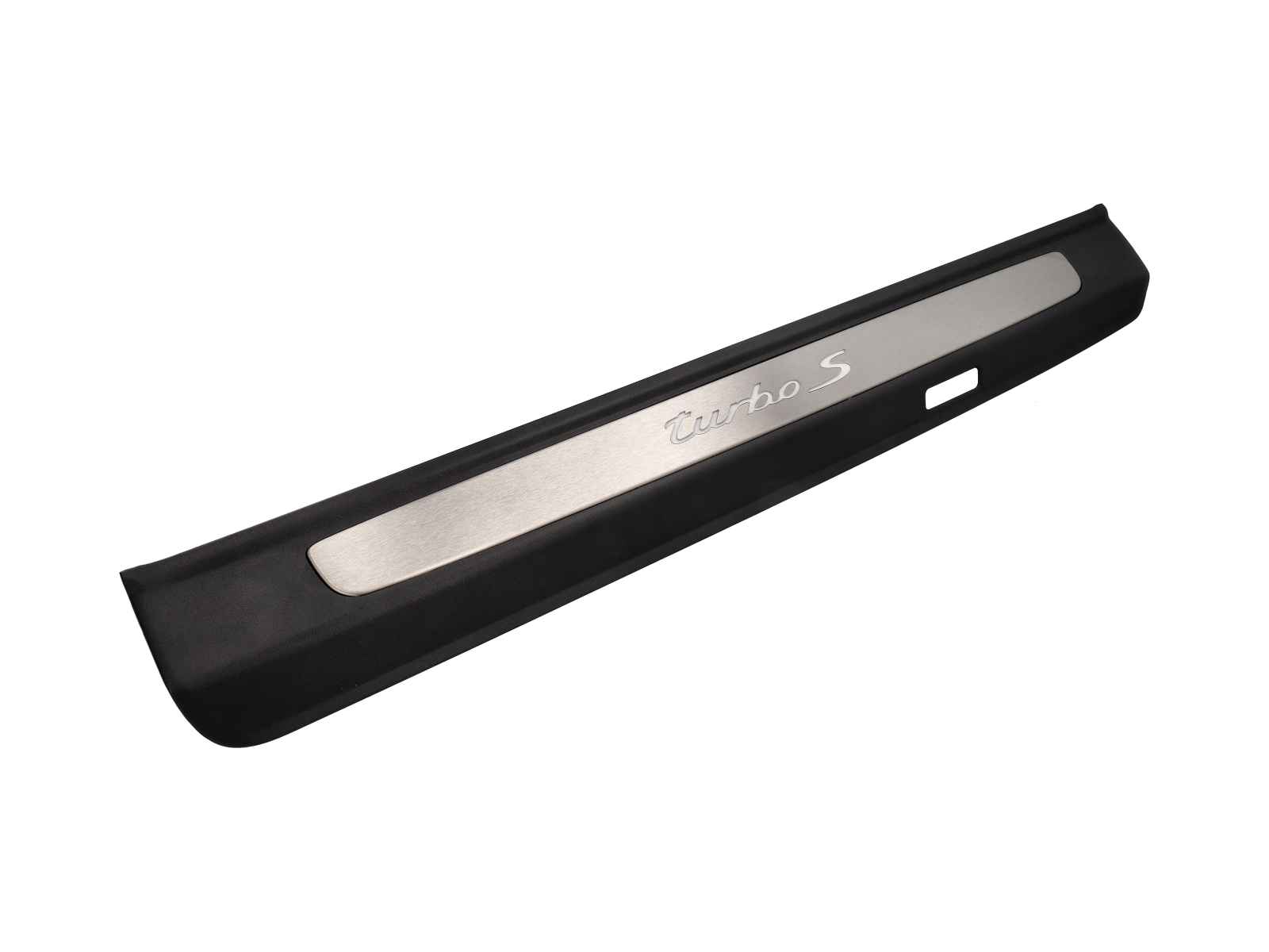 Side sill trim stainless steel, illuminated. Porsche 991 turbo S ...