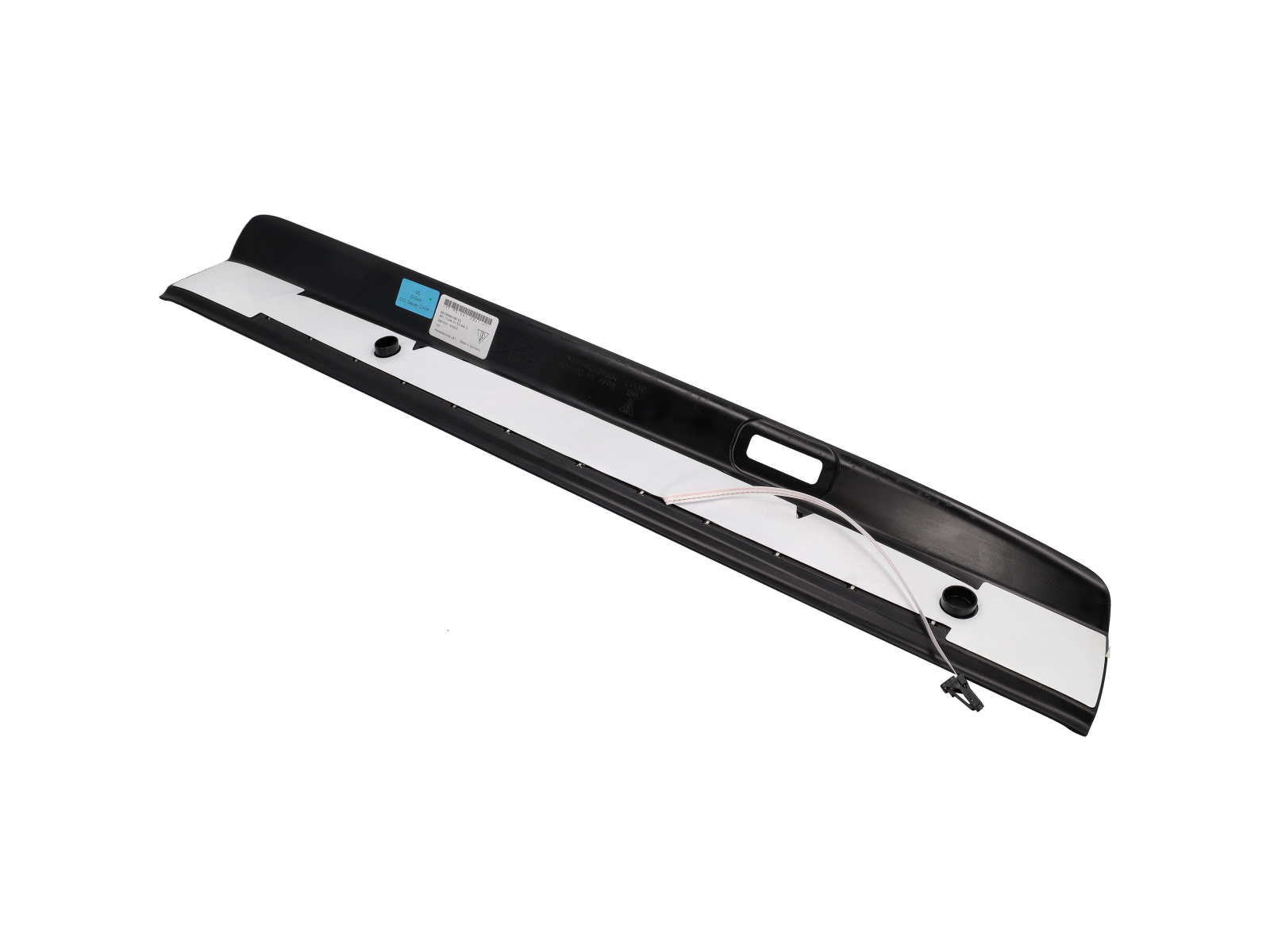 Side sill trim stainless steel, illuminated. Porsche 991 turbo S ...