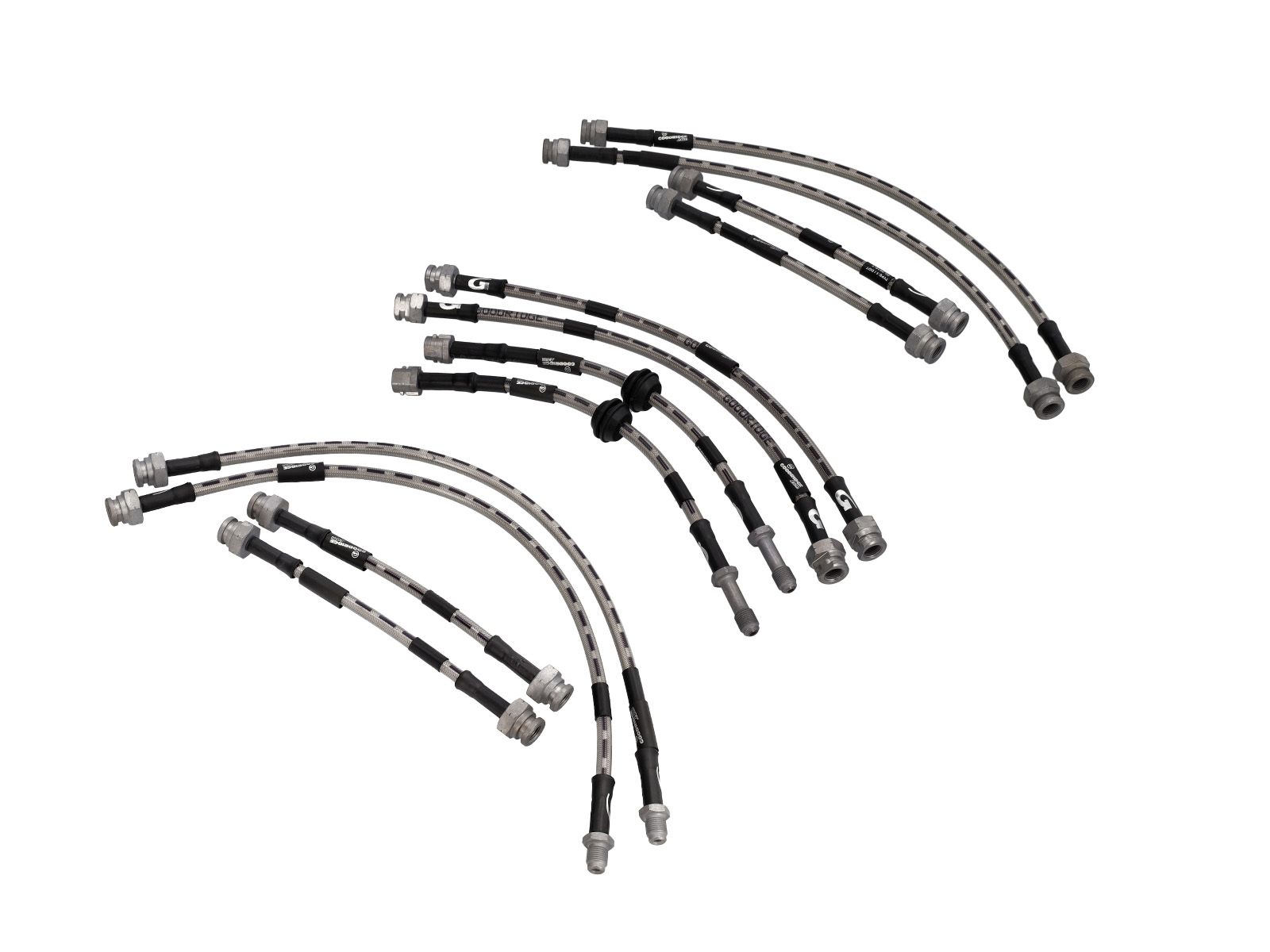 Goodridge stainless steel brake hoses. - SPR0620-4P | Design 911