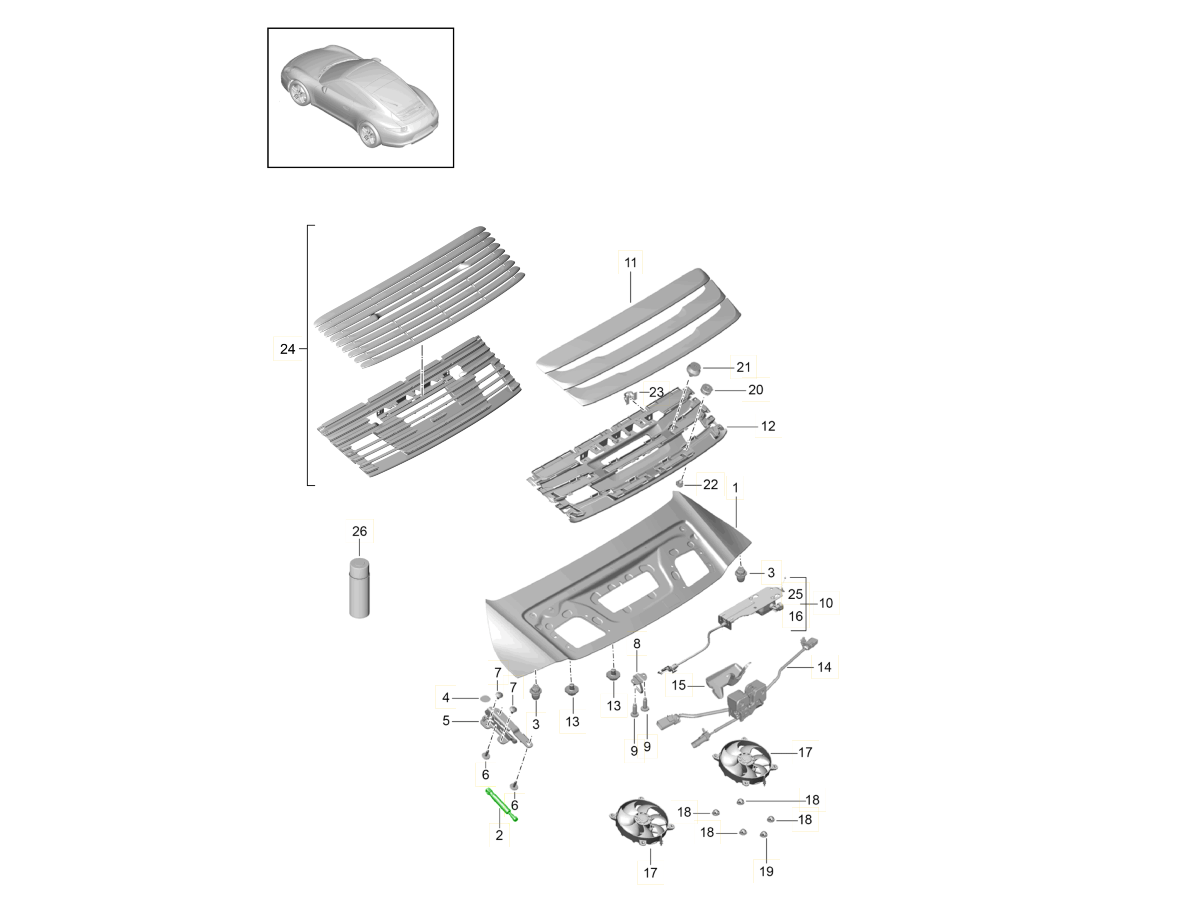 Buy Porsche 991 (911) MK1 2012-2016 991 Carrera C2S 3.8L (400Bhp) Rear ...