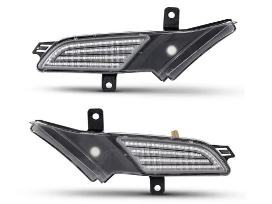 Side repeaters sequential LED with clear lens. Porsche Cayenne 957 ...