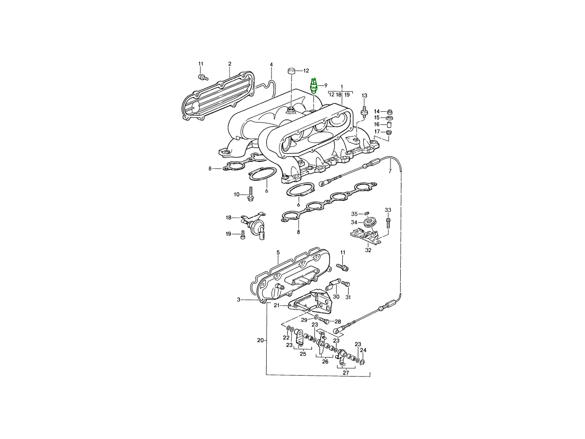 Buy Porsche 928 (1978-1995) 928S4 5.0L 1987-92 Temperature Sensor ...