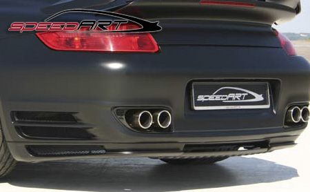 Rear lower diffuser SpeedArt BTR-II. Porsche 997 Turbo - P97150031 ...