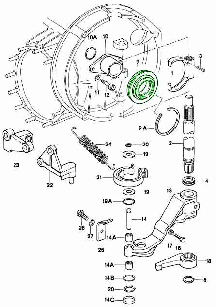 Porsche 911 SACHS Turbo Clutch Release Bearing 93011608111 ...