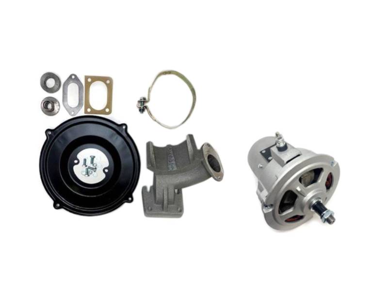Conversion kit 6v dynamo to 12v with 55 amp alternator. Porsche 356B T6 ...