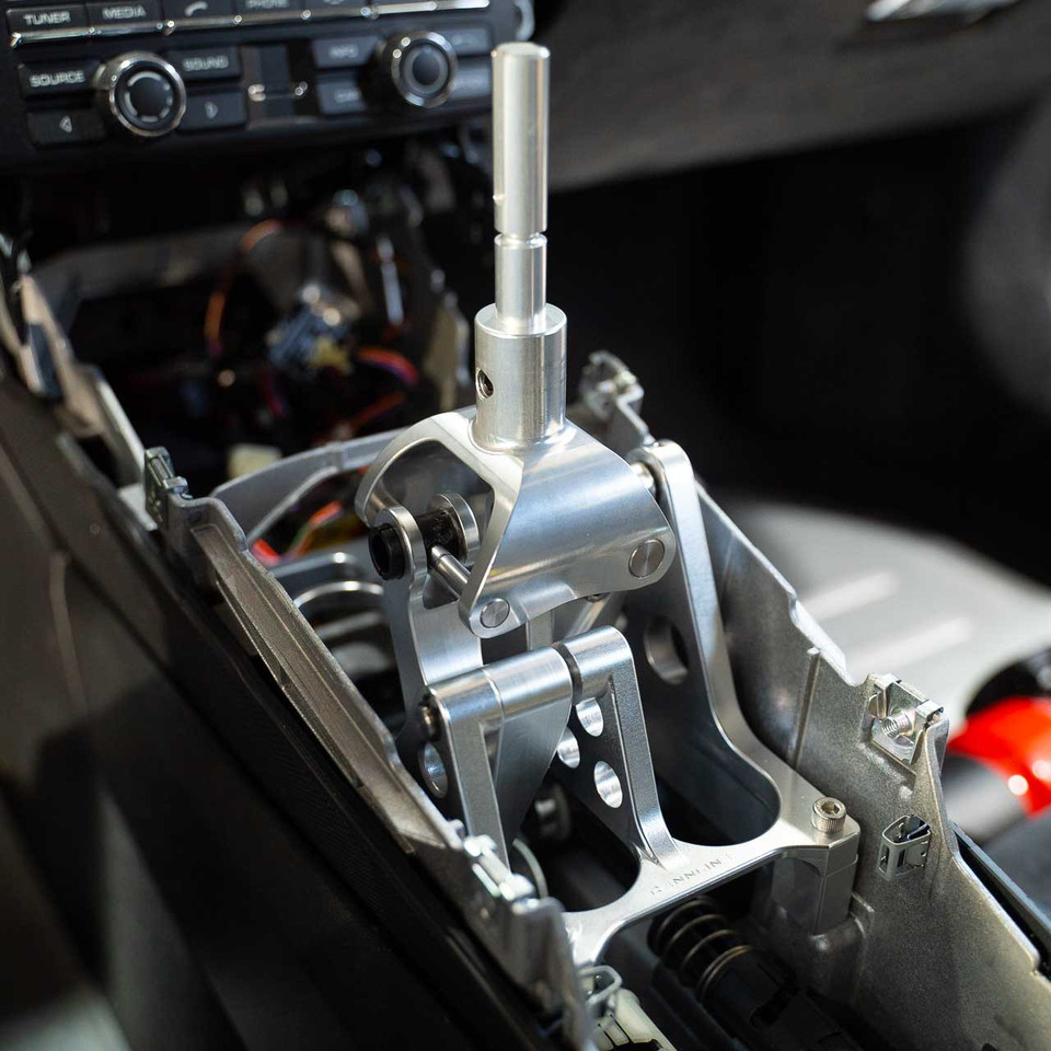 Billet aluminium short shift kit Rennline exactshift. Porsche 981 / 718 ...