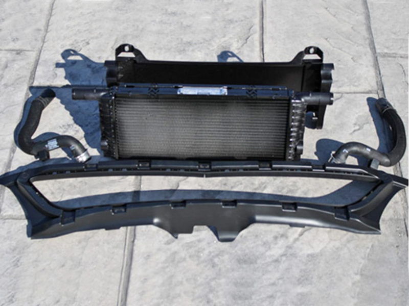 Third radiator kit for Porsche 981 Cayman R-21081 Rennline - R-21081B ...