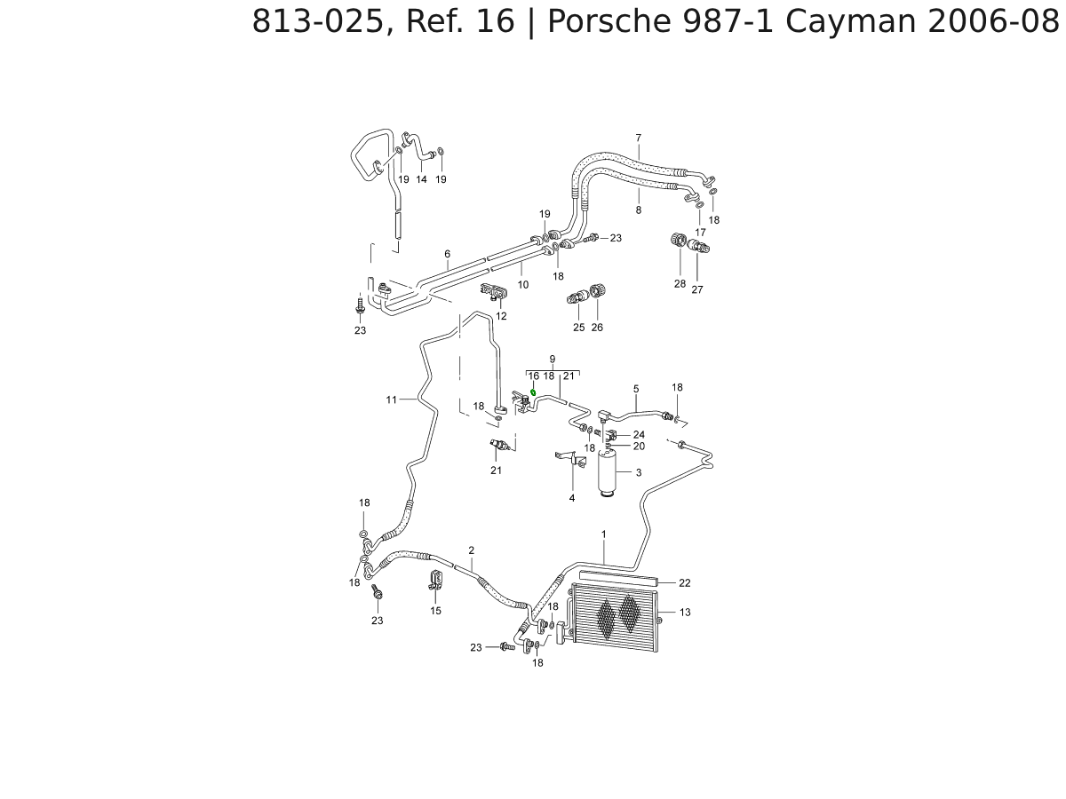 Porsche A/C Condensers & Desiccators | Air Conditioning Cooling ...