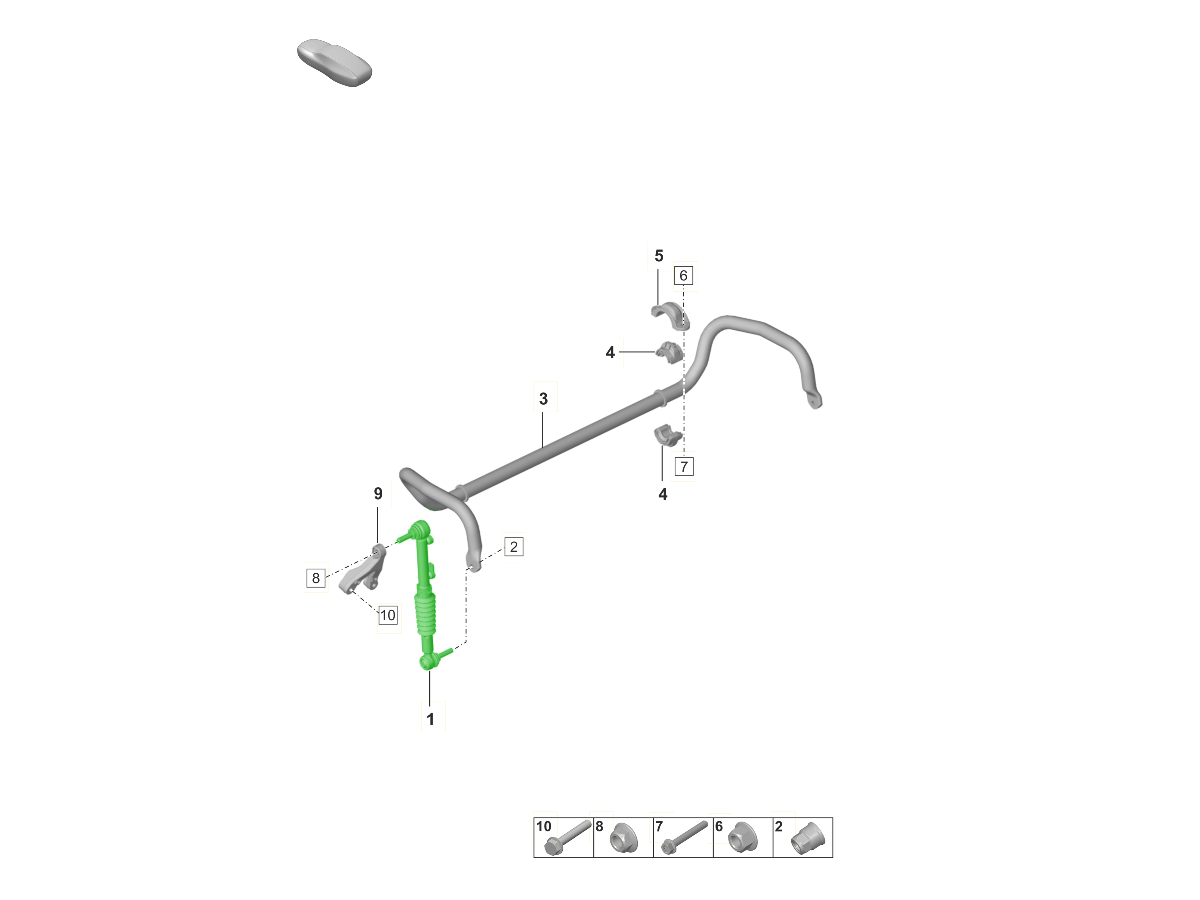 Buy Porsche 996 (911) (1997-2005) FRONT connecting rods and bushings ...