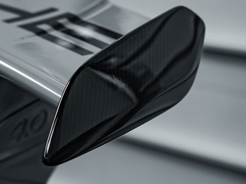 Carbon fibre rear wing end plates Porsche 991.2 GT3 - SA001 | Design 911