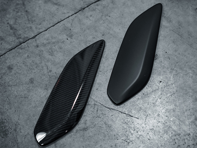 Carbon fibre rear wing end plates Porsche 991.2 GT3 - SA001 | Design 911