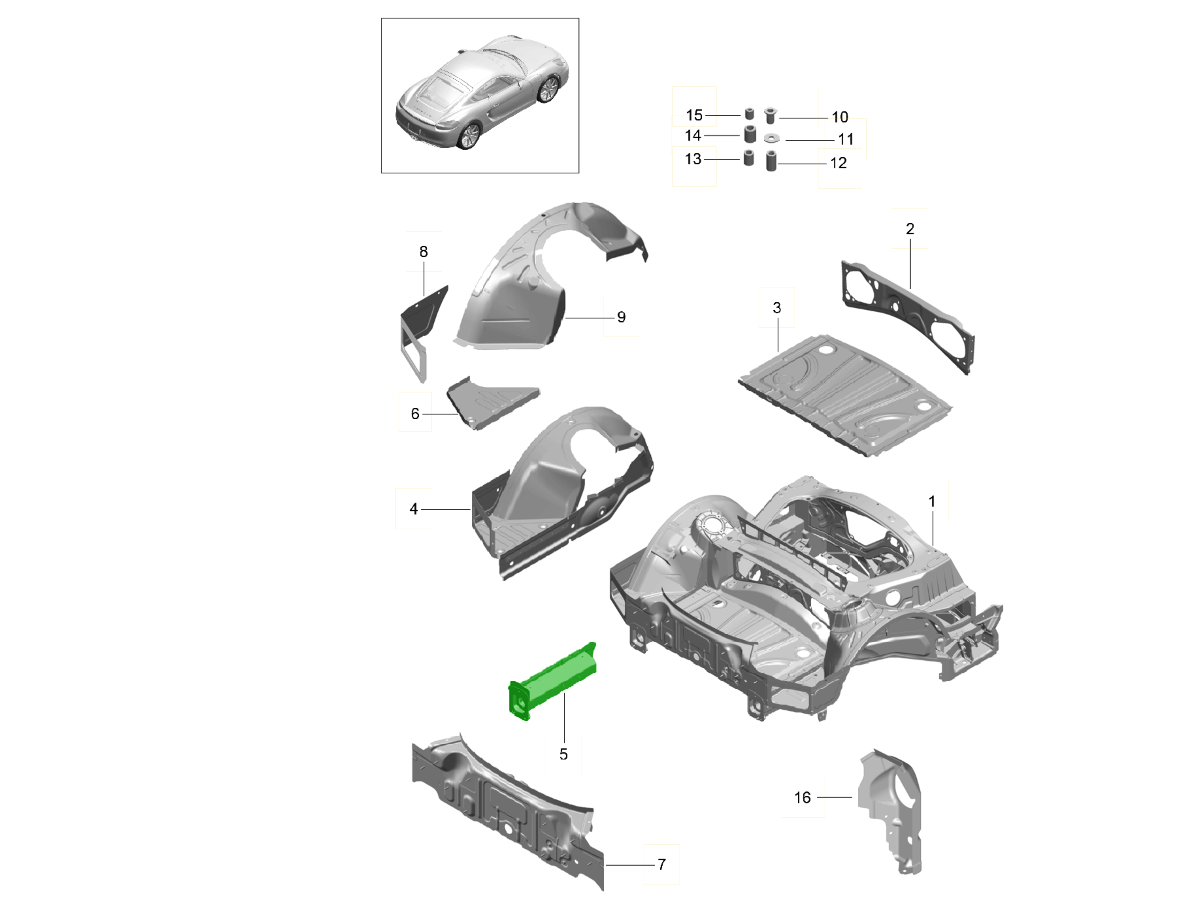 Buy Porsche Boxster 986/987/981 (1997-2016) Rear Section | Design 911
