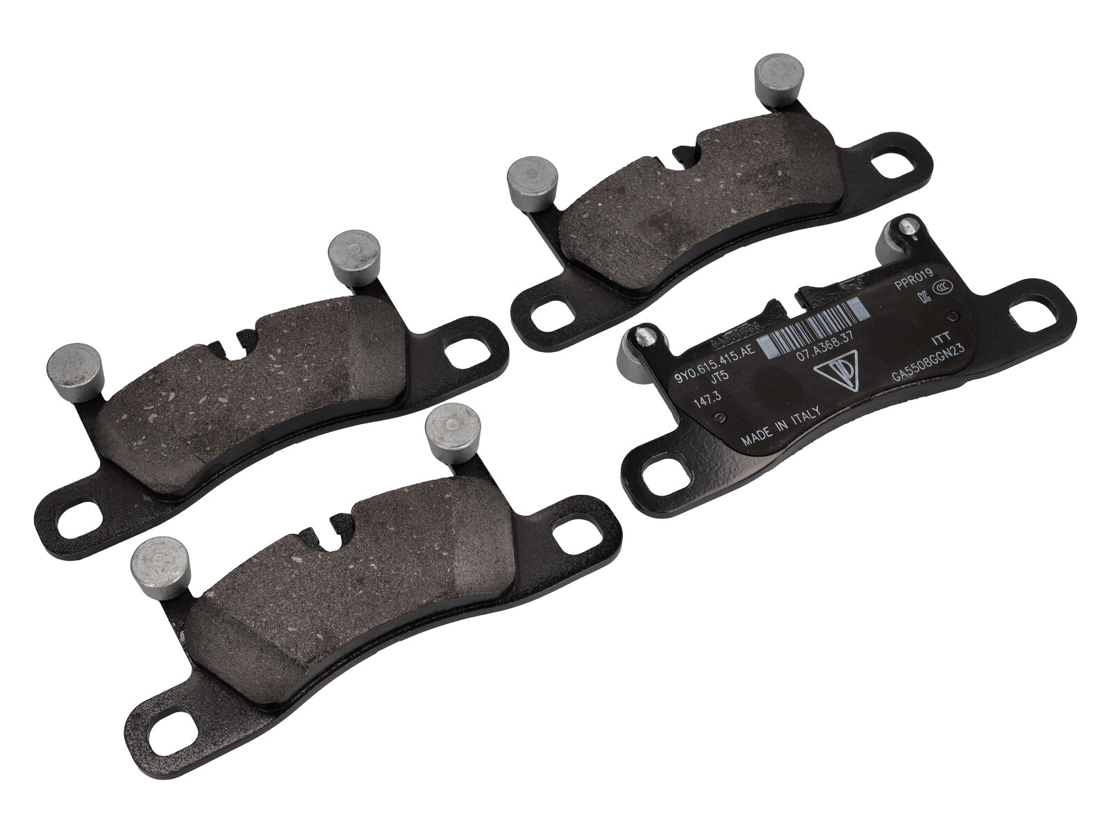 Porsche Cayenne (9YA) Brake pads Rear 9Y0698451AE - 9Y0698451AE ...