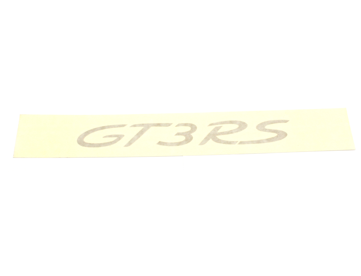 Porsche 997 GT3 RS logo sticker in White Gold Metallic 99755923794539 ...
