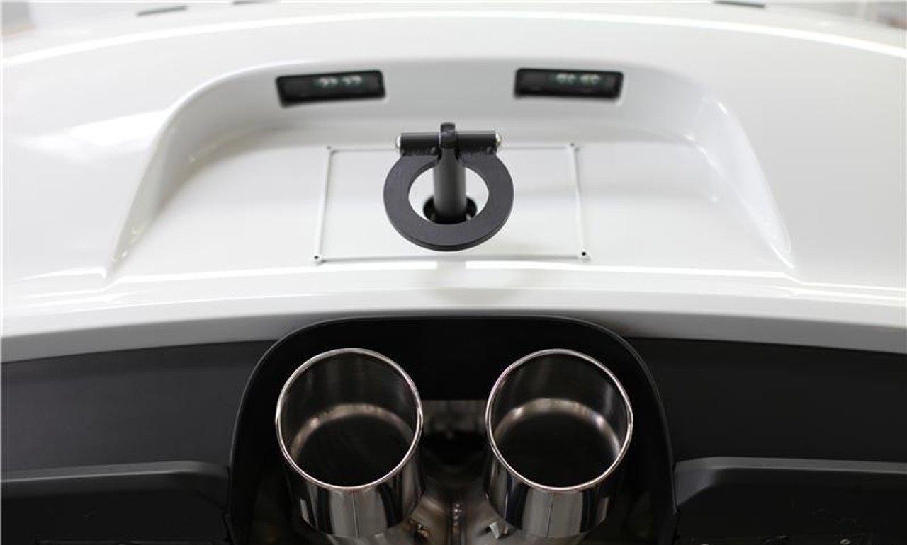 RSS X-Pipe Center Exhaust with Angle Cut Tips POLISHED. Porsche 991 GT3 ...