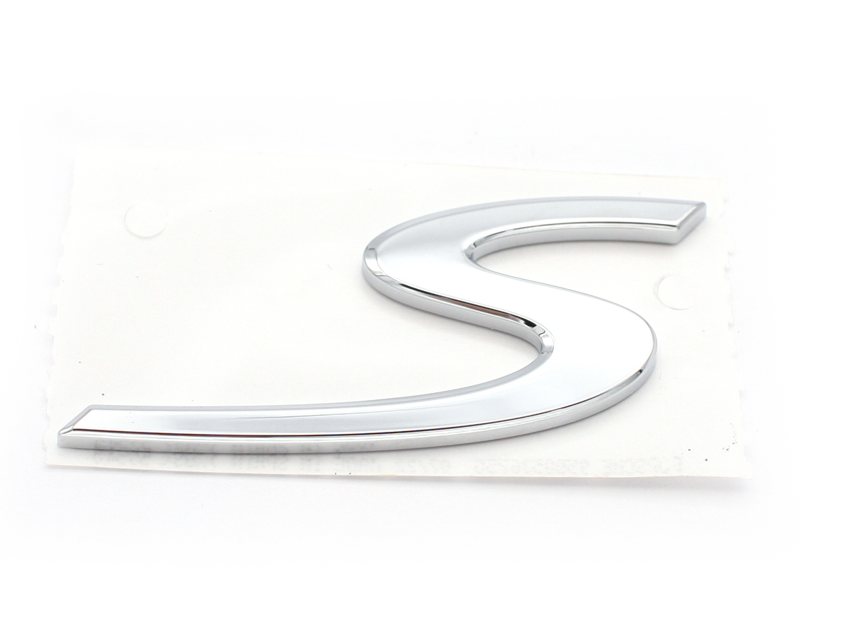 PORSCHE Chrome rear badge for Porsche 95B Macan 95B853675G - 95B853675G ...