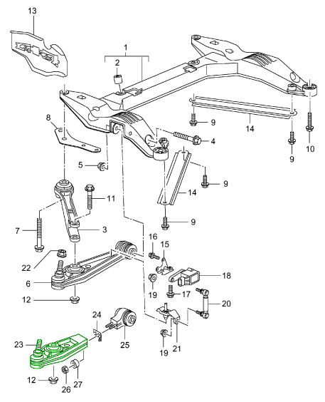 Porsche 996 GT2 Motorsport Adjustable Control Arm 99634112190 ...