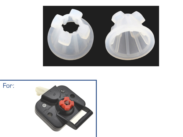 Porsche 94453805604 Rubber inserts for rear lid lock for Porsche 924 ...