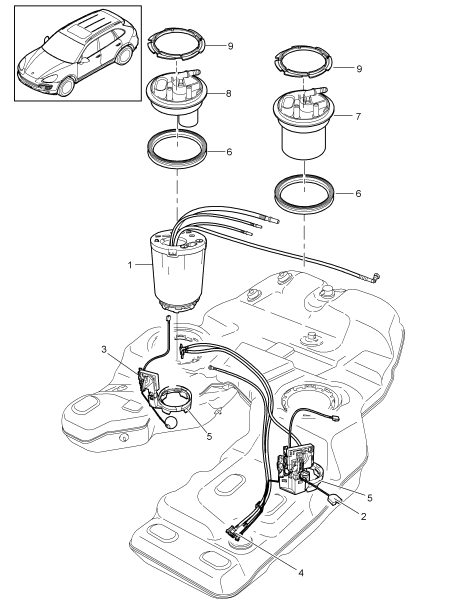 Buy Porsche Cayenne 92A (958) 2010-2017 Cayenne V6 3.6L Petrol 300Hp ...