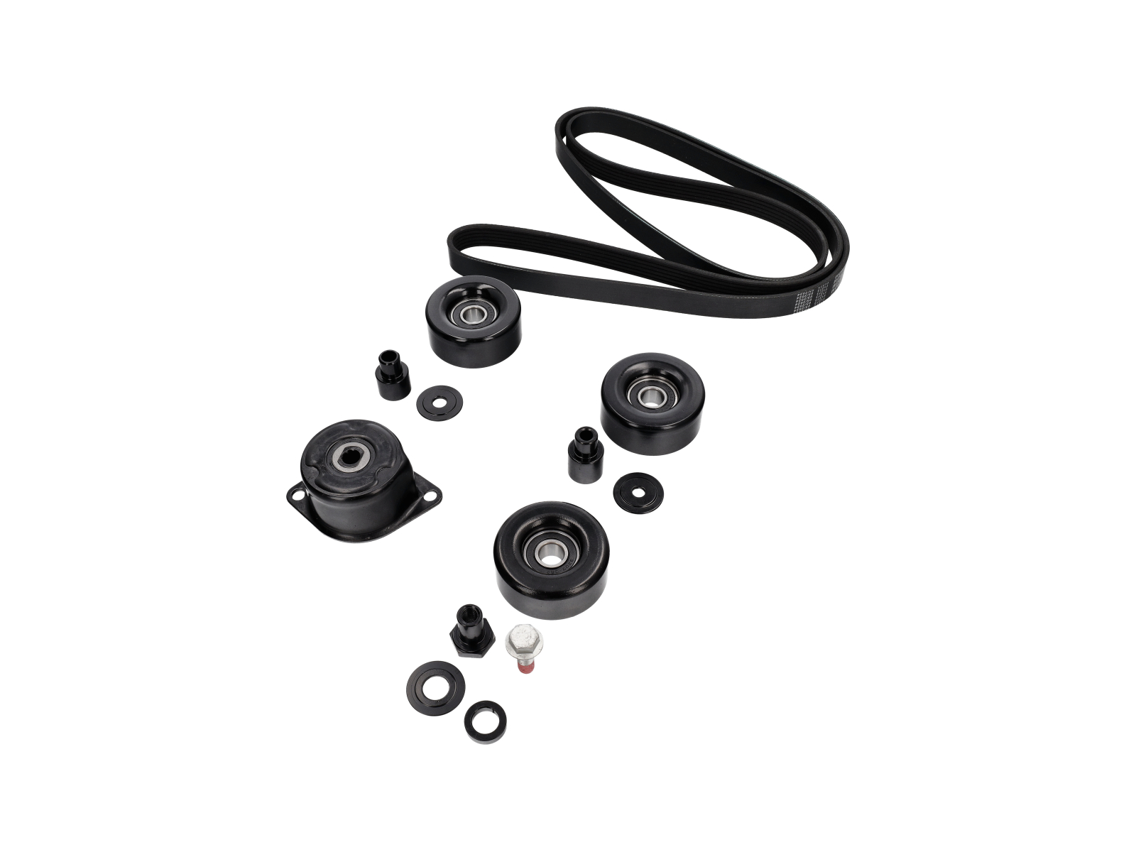 Full Pulley & Belt Kit - Tensioner, Idlers & Drive Belt - for Porsche ...