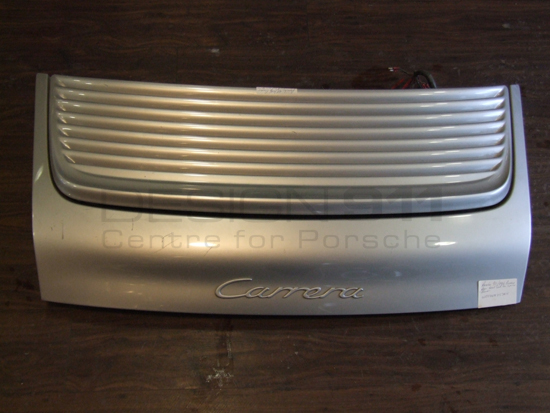 Genuine Porsche 996 rear spoiler and bootlid painted silver ...