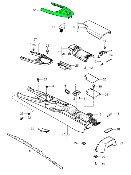 Buy Porsche 997 (911) MK2 2009-2012 997 MKII GT3 2010>> Centre & Middle ...