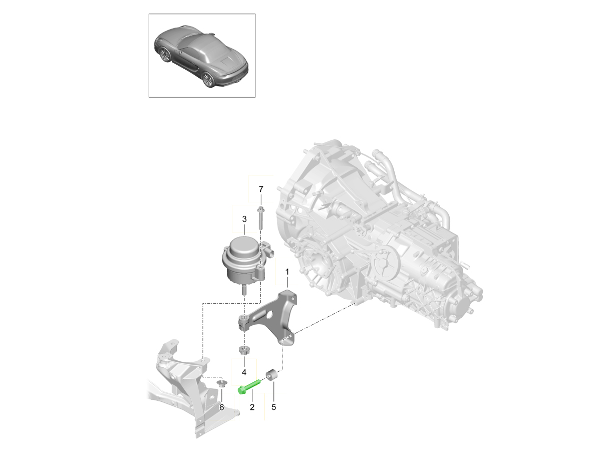 Porsche Gearbox Mounts | Precision Transmission Mounts for Smooth Power ...