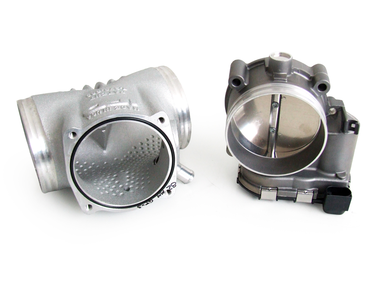 Aluminum Intake Plenum Competition + 82mm Throttle Body Porsche 987 ...