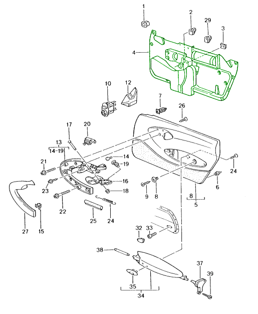 Porsche Window Mechanisms | Genuine & OEM Regulators & Parts ...