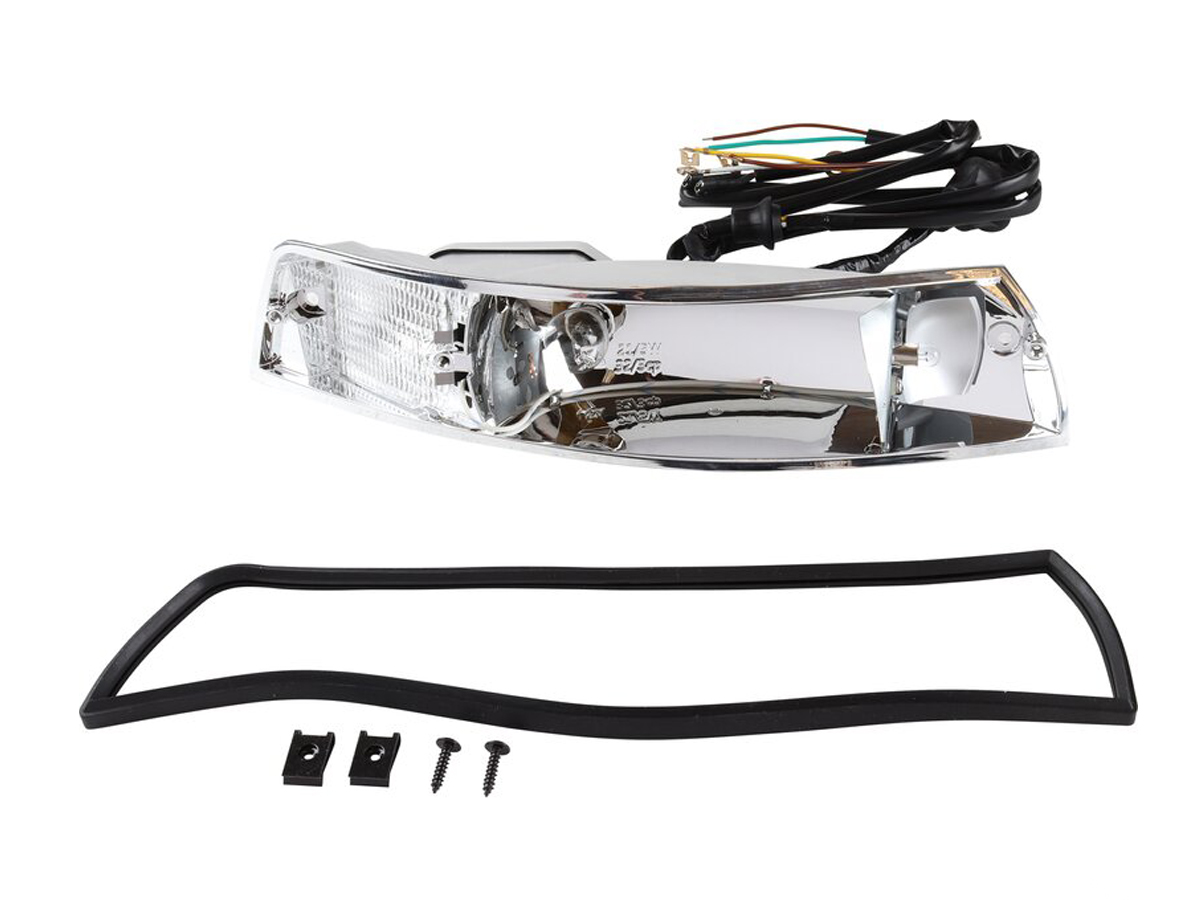 Front indicator housing, Metal Inc Lens, loom & gasket. Porsche 911 68 ...