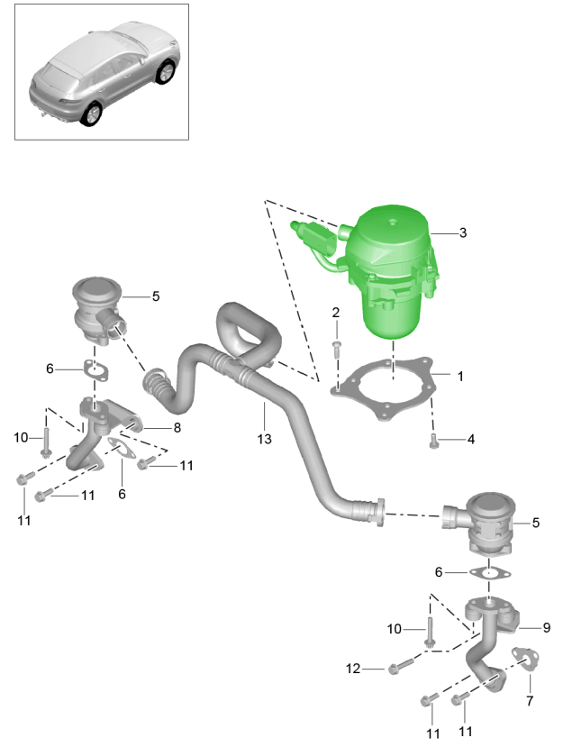 Porsche Air Injection Pumps & Injectors | Emissions Performance Parts ...