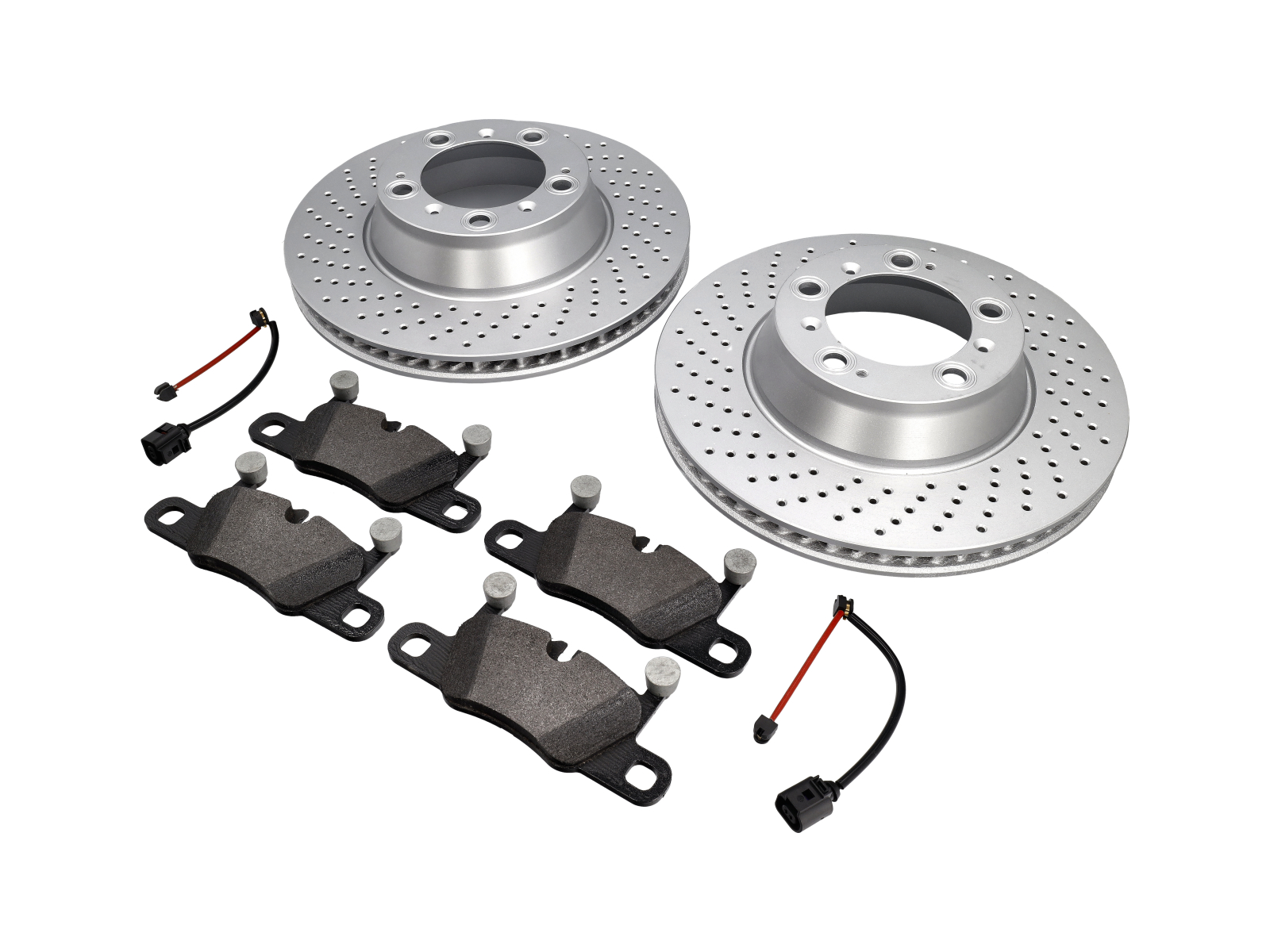 FRONT Brake Pads and Brake Disc Package Porsche 991.2 S - BRAKEKIT991.2 ...