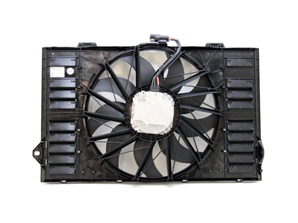 Porsche 970 Panamera Water radiator air duct with fan 97010606106 ...