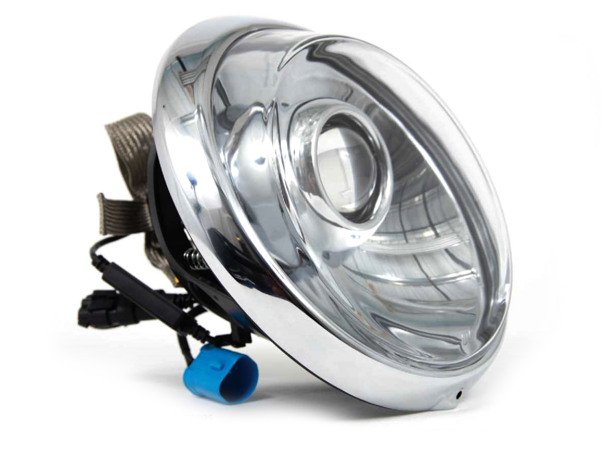 Porsche 911 964 LED Headlamp conversion with chrome reflector clear ...