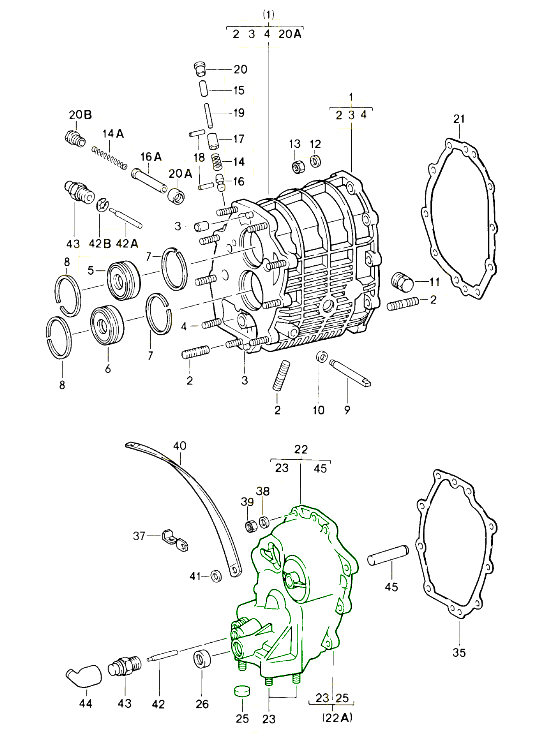 Porsche 911 Transmission cover 91530130114 - 91530130114 | Design 911