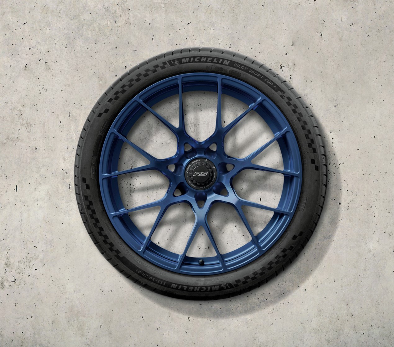 20"/21" 911 GT3 RS Forged aluminium alloy Indigo blue wheel set without ...