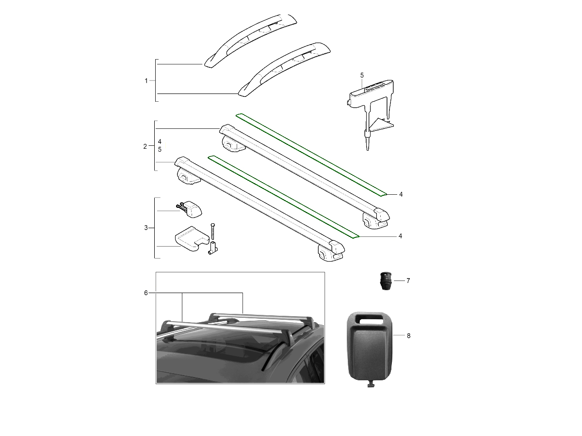 Porsche Roof Racks & Rails | Luggage & Travel Accessories | Design911 ...