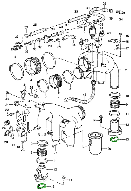 Porsche Air Inlet Engine Gaskets | Precision Intake Seals – Design911 ...