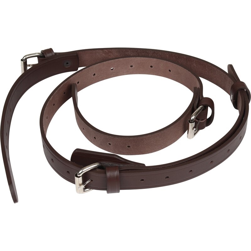 Leather strap set for luggage rack. Porsche 356 / 356A / 356B / 356C ...