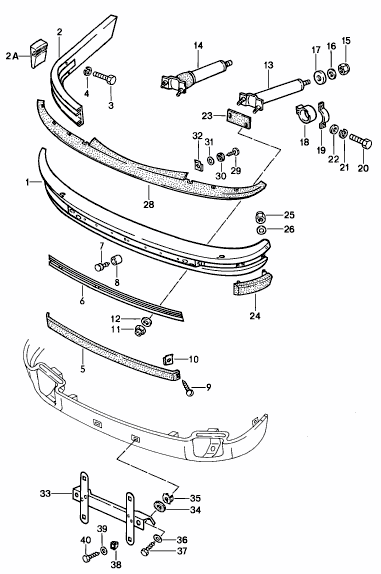 Porsche Front Number Plate Holders | OEM Mounting Brackets & Frames ...