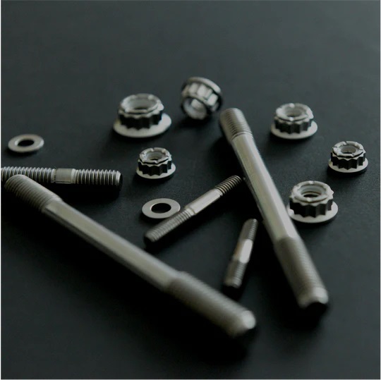 Engine case hardware set, titanium. Porsche 911 / 964 / 993 - SL-EC-911 ...