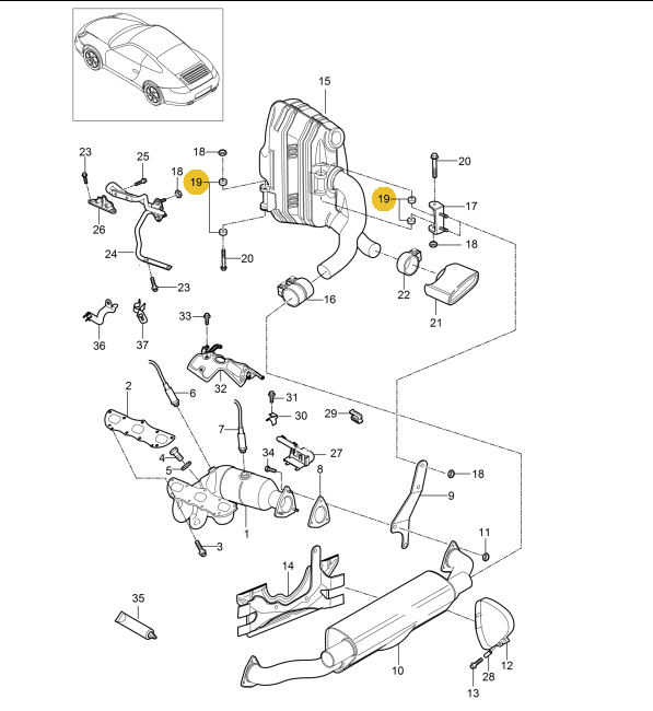 Porsche Exhaust Fitting Kits in Stock | Design 911