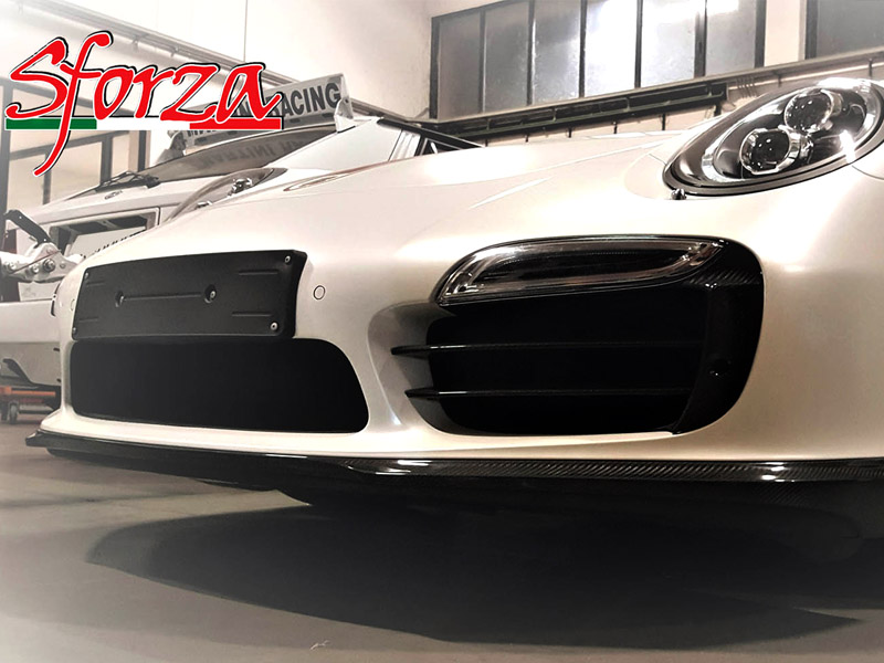 Porsche 991 Turbo Front spoiler SF/C/991-505-525-02-G2X/TURBOMK1 ...