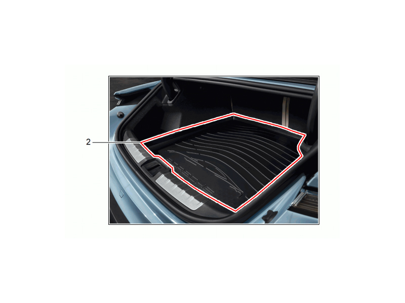 Buy Porsche Taycan 2020>> Taycan GTS Boot / Load Space Accessories ...