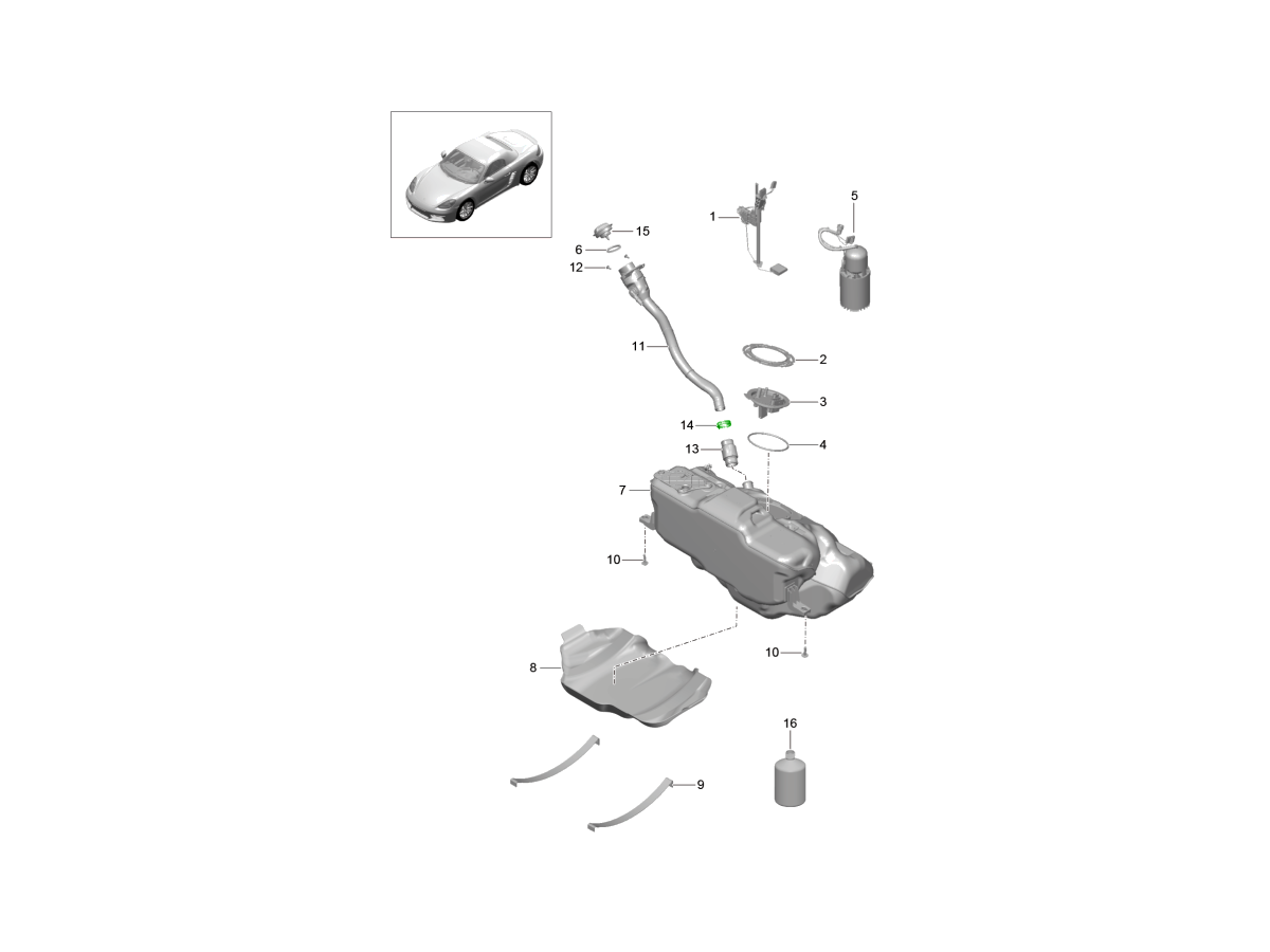 Porsche Fuel Tanks & Parts | Precision Fuel Storage Components ...