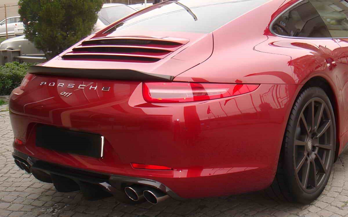 Rear spoiler lip carbon fibre. Porsche 991 - 99150462100/1 | Design 911