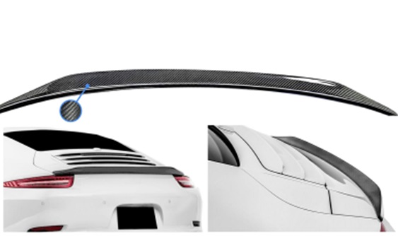 Rear spoiler lip carbon fibre. Porsche 991 - 99150462100/1 | Design 911