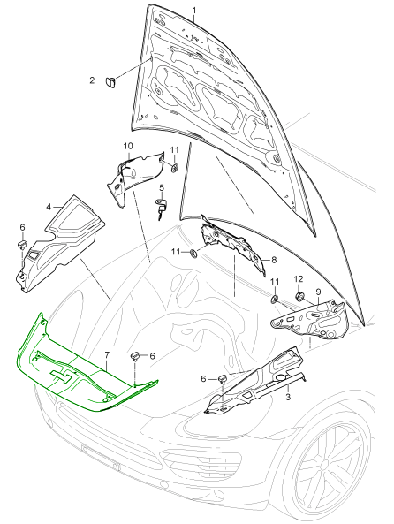 Porsche Bonnets, Locks & Latches | OEM Body Panels & Hood Mechanisms ...