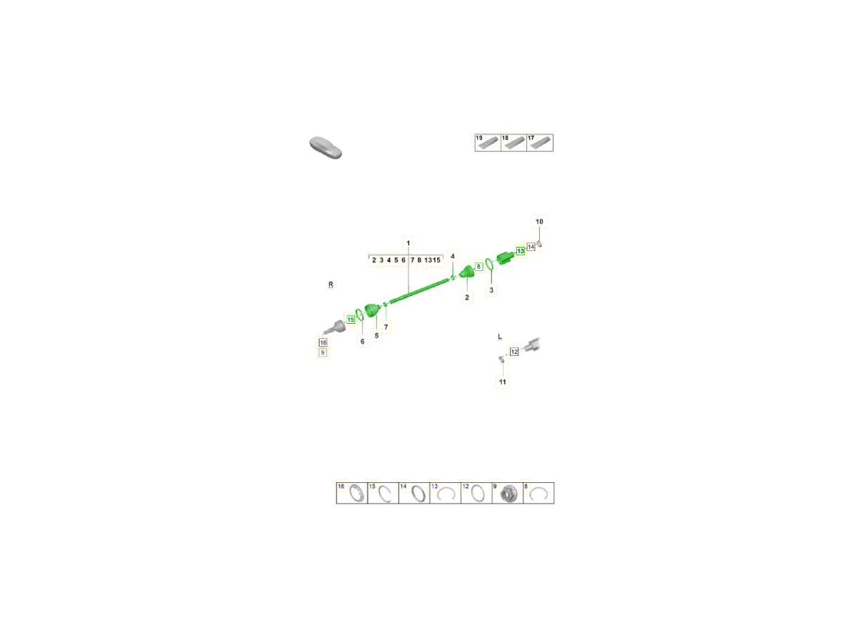 Buy Porsche Taycan (9J1) MK1 2020-2024 Taycan Turbo S Driveshafts ...
